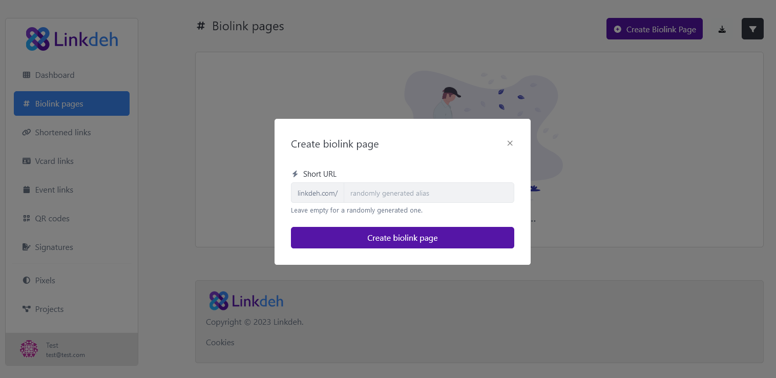 Create Biolink - Linkdeh